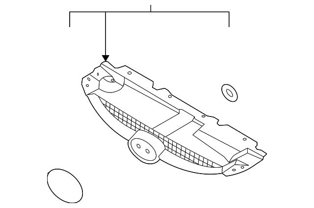 2010-2015 Hyundai Tucson Upper Grille 86350-2S100 | Hyundai OEM Parts ...