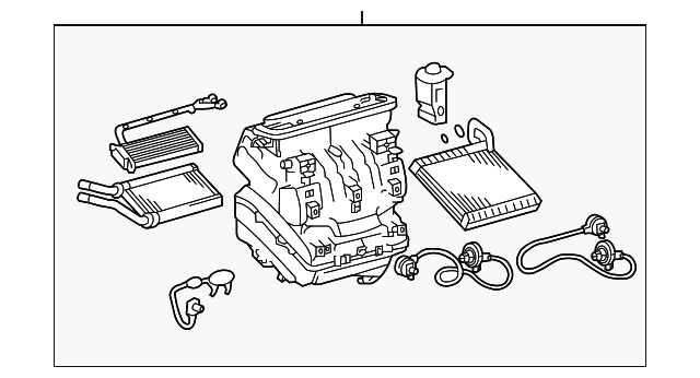 2009-2013 Toyota AC & Heater Assembly 87050-02B70 | Toyota Parts Center