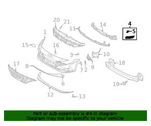 2021-2022 Hyundai Elantra Side Bracket 86552-AB000 | QuirkParts