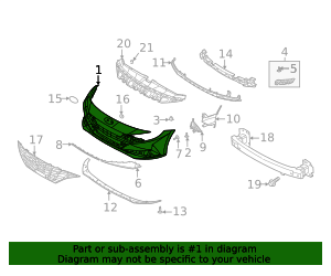 2021-2023 Hyundai Elantra Bumper Cover 86511-AB000 | OEM Parts Online