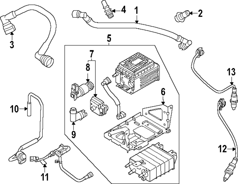 PC3Z-6A664-AA - PCV Hose 2023-2024 Ford | Big 3 Auto Parts