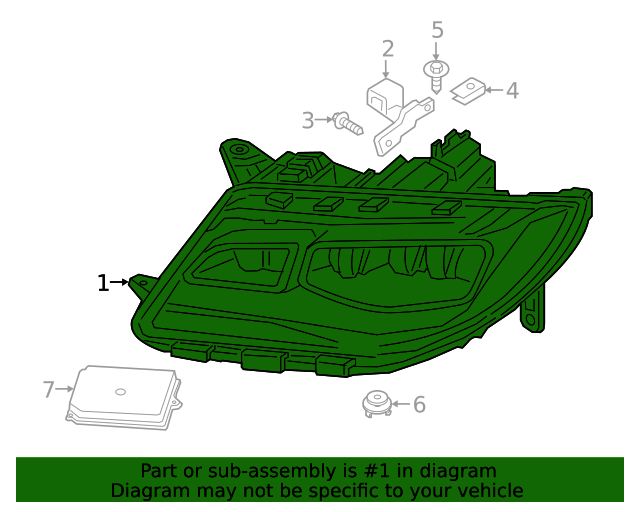 2017-2020 Ford Composite Assembly HP5Z-13008-R | Varsity Ford
