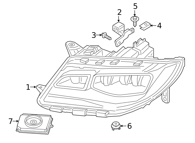 HP5Z-13008-Q - Composite Assembly - 2017-2020 Ford | Lasco Auto Parts