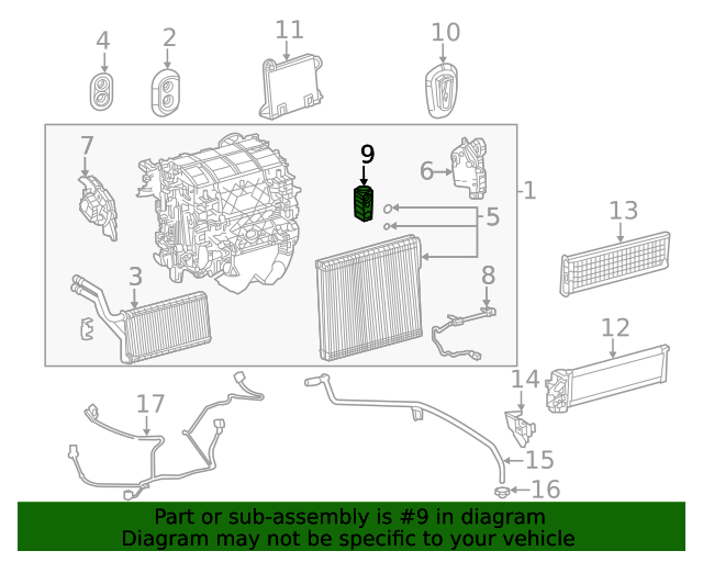 2018-2023 Toyota Expansion Valve 88515-06140 | Toyota Parts Center