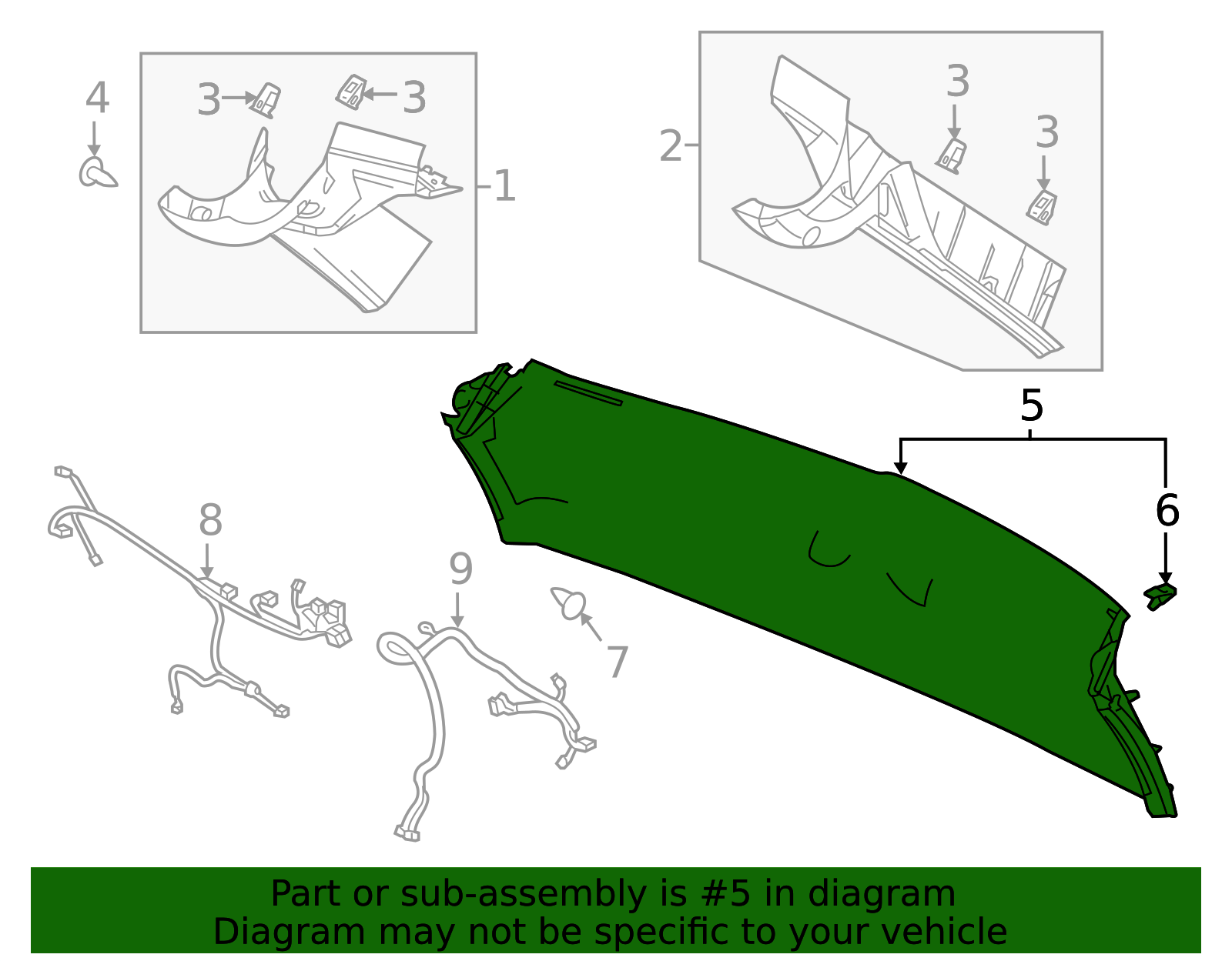 84431-TJB-A01ZA - Lower Gate Trim 2019-2025 Acura RDX | AutoNation Parts