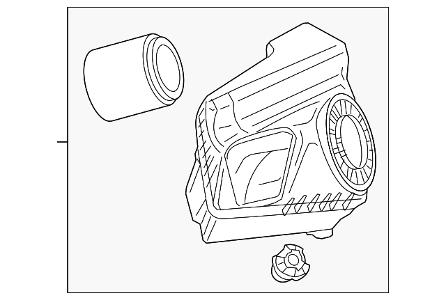 2016-2018 Audi Air Cleaner Assembly 4G0-133-838-AE | Audi USA Parts