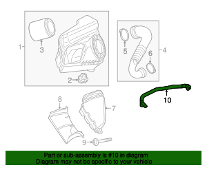2016-2018 Audi Vent Tube 06L-103-213-AD | Audi USA Parts