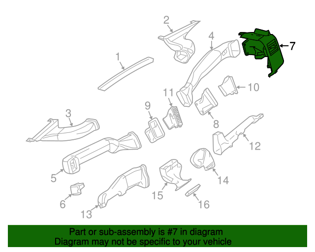 906-830-04-54-9B27 - Side Outlet 2010-2018 Mercedes-Benz | Mercedes ...