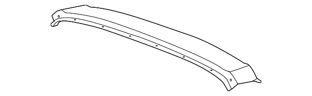 2014-2019 Chevrolet Corvette Rear Roof Extension Panel 23316884 GM ...