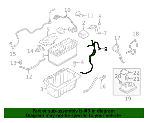 2014-2022 Land Rover Battery Vent Tube LR042327 | AutoNationParts.com