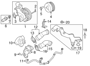 2012-2013 Land Rover Engine Coolant Hose LR045238 | OEM Parts Online