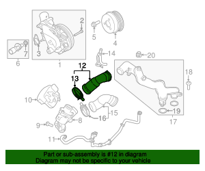 LR045238 - Inlet Tube - 2013 Land Rover Range Rover | Land Rover Parts Now