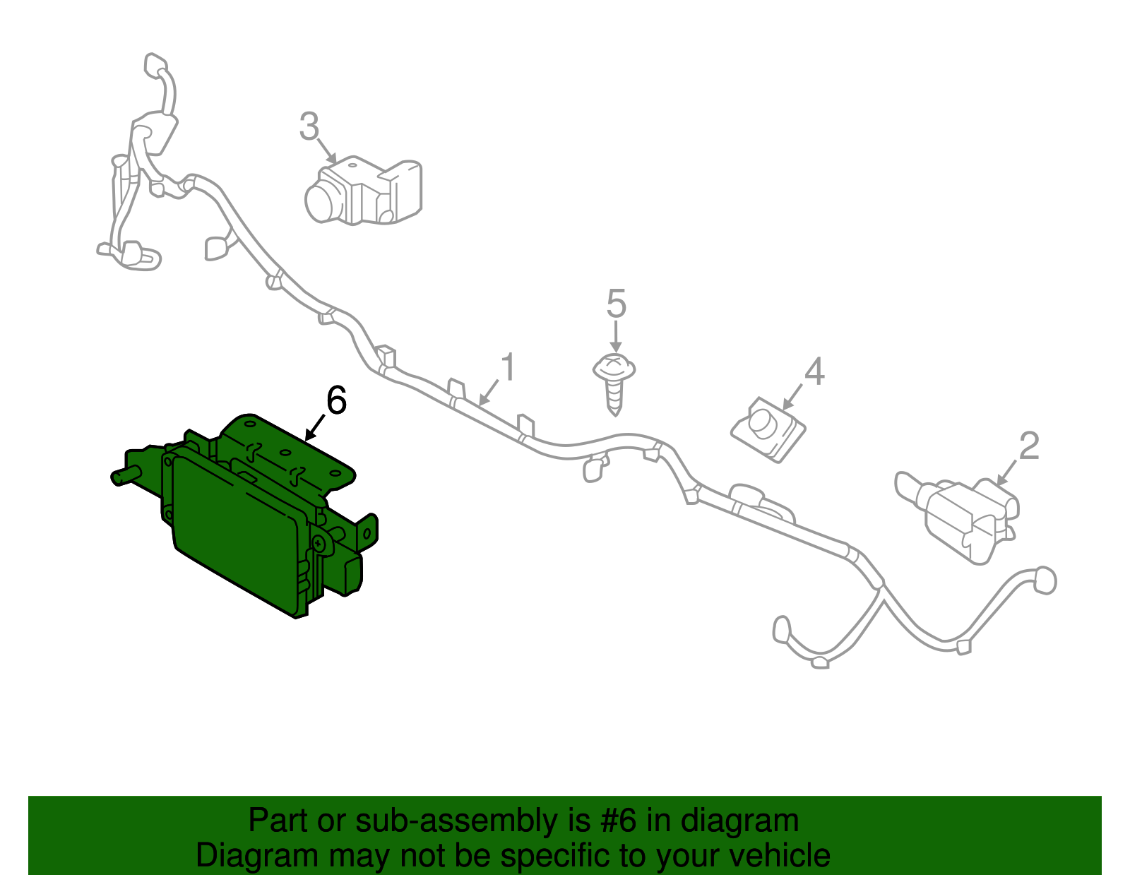 95655-D9000 - Distance Sensor 2017-2019 Kia Sportage | Kia.Parts Store