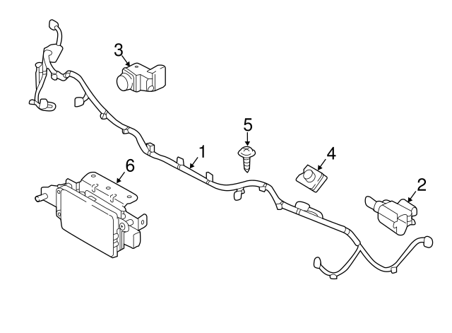95655-D9000 - Distance Sensor 2017-2019 Kia Sportage | Kia.Parts Store