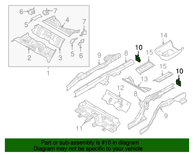 2018-2021 Kia Stinger Bumper Bracket 65718 J5000 | QuirkParts