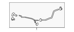 2012-2015 Chevrolet Captiva Sport Hose & Tube Assembly 19333231 GM ...