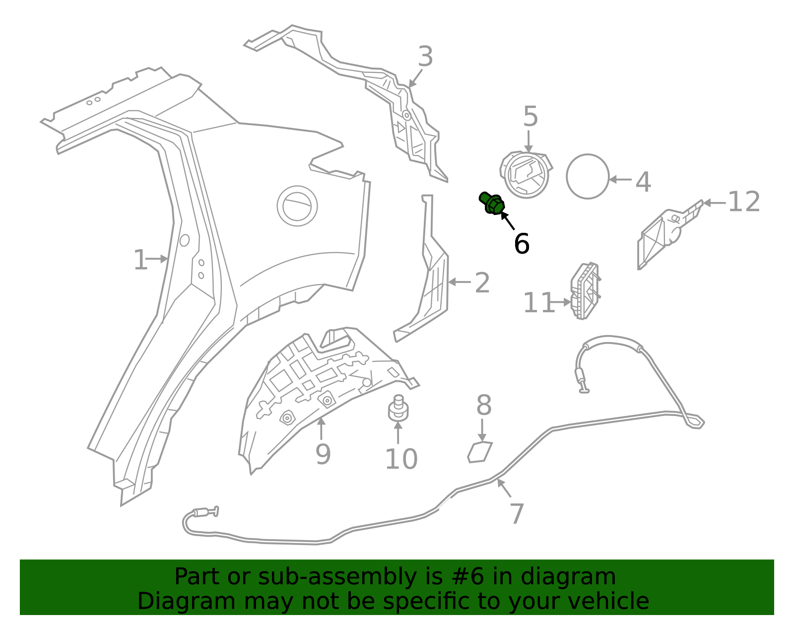 2018-2023 Nissan Lock 78827-5RB0B | Boro Nissan Parts