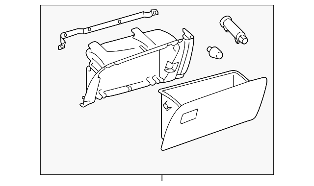 2015-2020 Toyota Sienna Glove Box Assembly 55045-08030-B0 | Toyota ...