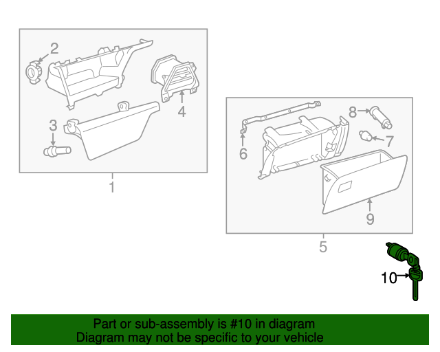 2011-2024 Toyota Lock Cylinder 69056-08020 | Toyota Parts Center