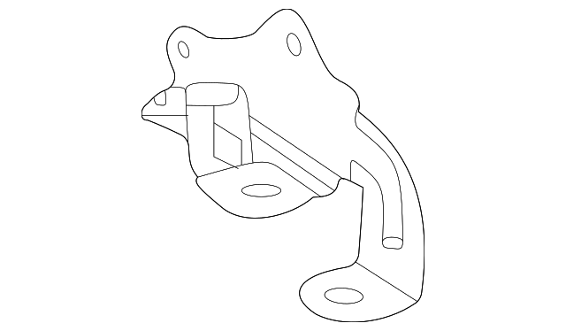 86211-48280 - Radio Chassis Mount Bracket - 2021-2022 Toyota Venza ...