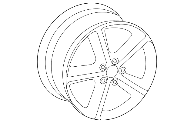 8R0-601-025-BD - Wheel, Alloy 2009-2017 Audi | Audi OEM Parts
