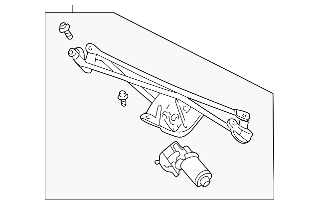 2002-2005 Ford Wiper Motor Assembly 5L2Z-17508-AA | TascaParts.com