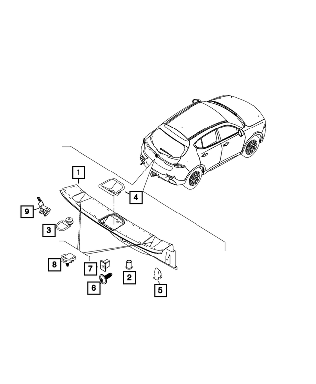2014-2024 Mopar Grommet 68163421AA | Mopar eStore