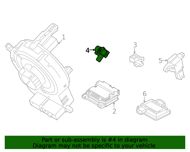 95930-S1000 - Air Bag Impact Sensor 2019-2024 Hyundai | AutoNationParts.com