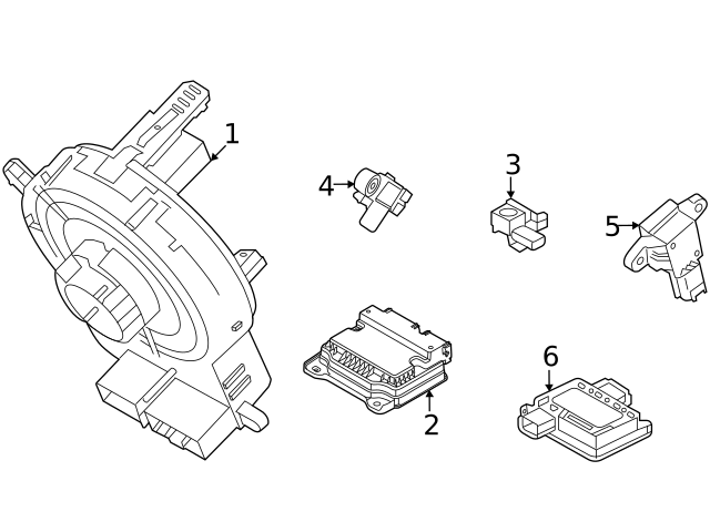 2022-2024 Genesis Contact Assembly Clock Spring 93490-AR220 | OEM Parts ...