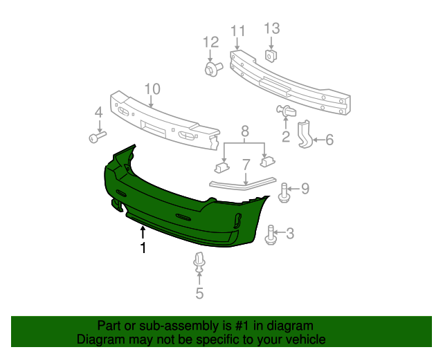 25858226 - OEM GM Bumper Cover | GMPartsCenter.net | GM Parts Center