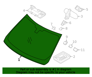 Genuine Windshield for 2017-2022 Land Rover Range Rover | Land Rover ...