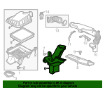 2013-2019 Chevrolet Front Intake Air Duct 23114879 GM | GMPartsDirect.com