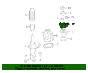 54610-3S000-DS - Strut Mount 2010-2013 Kia | Kia.Parts Store