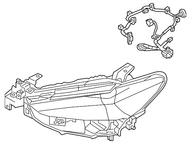2018-2021 Mazda 6 Composite Headlamp GRF8-51-041B | Mazda Part Direct
