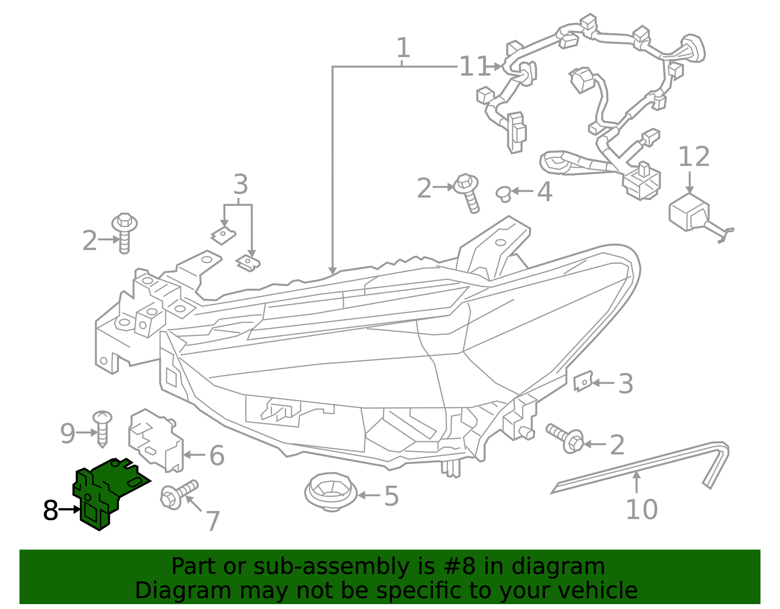 2018-2021 Mazda 6 Outer Bracket GSH7-50-ACXA | RealMazdaParts.com