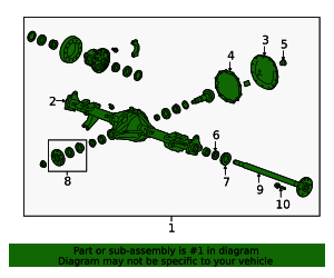 2019-2022 GM Rear Axle 84812882 GM | GMPartsDirect.com