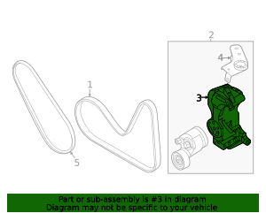 25251-2T000 - Bracket Tensioner 2021-2024 Genesis | AutoNation Parts