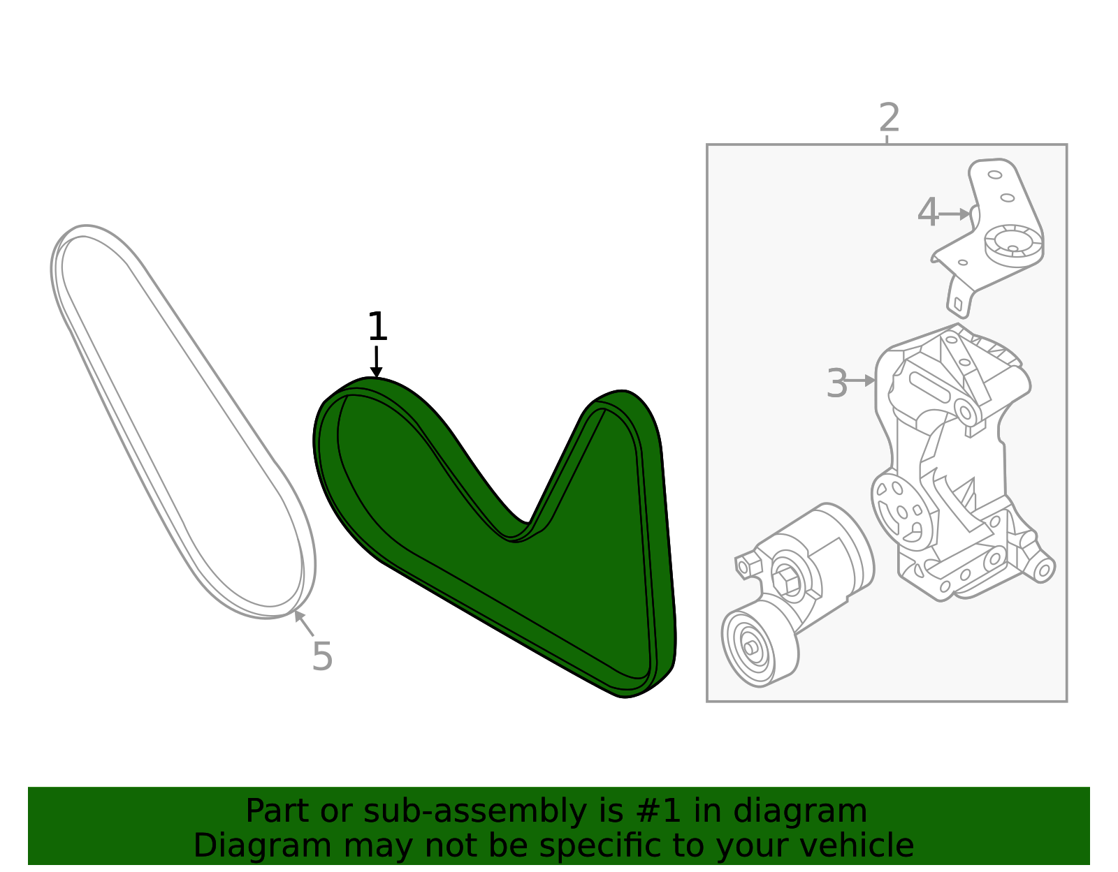 Genuine Serpentine Belt for 2021-2025 Hyundai | Part# 25212-2T000 ...