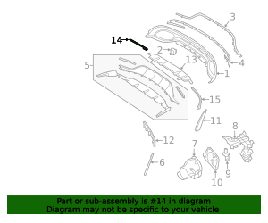 2019-2023 Mercedes-Benz Trim Bar 205-885-57-04 | MB Parts Center