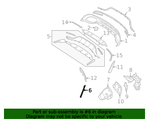 205-885-05-53 - Bumper Trim 2017-2023 Mercedes-Benz | AutoNationParts.com