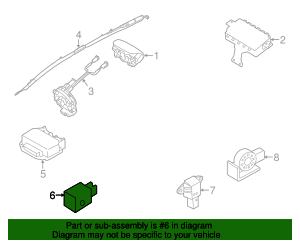 95930-3X000 - Ft Impact Sensor - 2011-2016 Hyundai | hyundaiparts