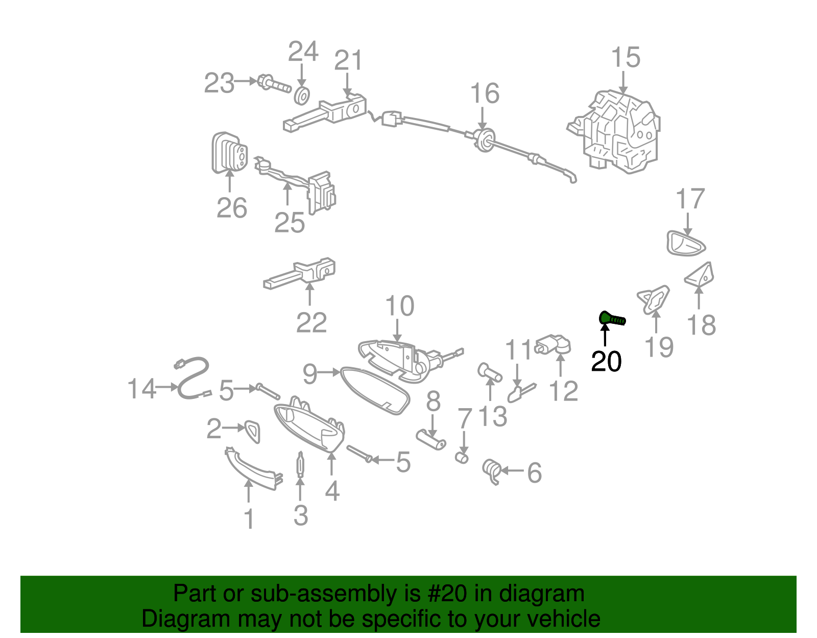 2005-2024 Porsche Striker Screw PAF-910-174 | Sunset Porsche Parts