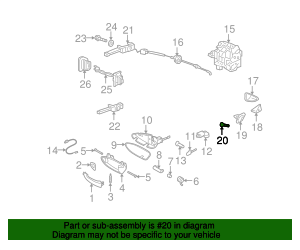 2005-2024 Porsche Striker Screw PAF-910-174 | Sunset Porsche Parts