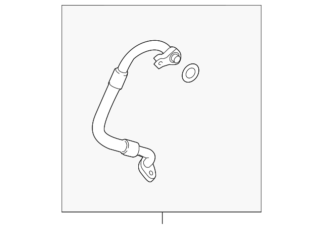 205-830-49-04 - Suction Line For 2019-2023 Mercedes-Benz | Mercedes ...