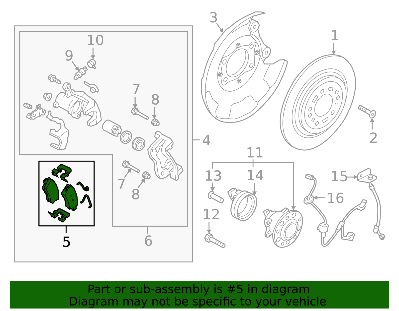 2020-2025 Hyundai Venue Brake Pads Rear 58302-K2A30 | OEM Parts Online