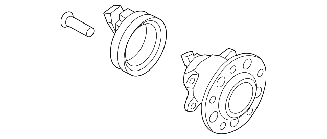 2020-2025 Hyundai Wheel Bearing And Hub Assembly 52730-K2000 ...