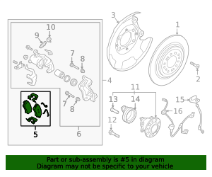2020-2025 Hyundai Venue Brake Pads Rear 58302-K2A30 | OEM Parts Online