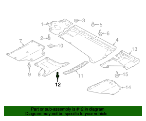 N-106-997-01 - Motor Mount Mount Bolt 2015-2023 Audi | Audi OEM Parts