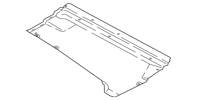 2018-2024 Audi Center Shield 80A-825-208-E | OEM Parts Online