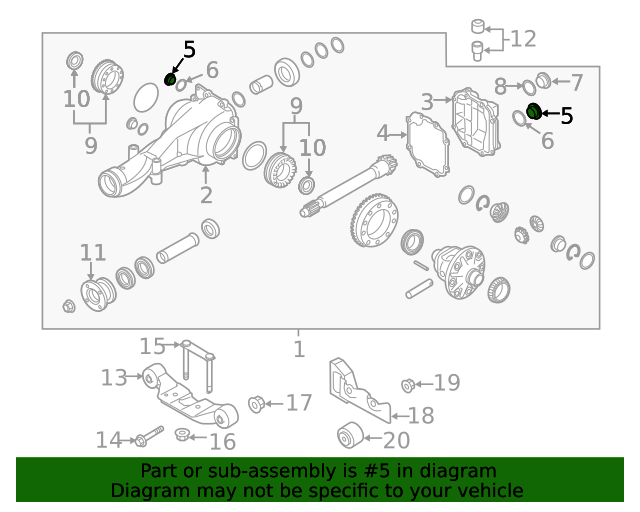 2019-2024 Subaru Drain Plug 32103AA070 | Subaru Parts For You